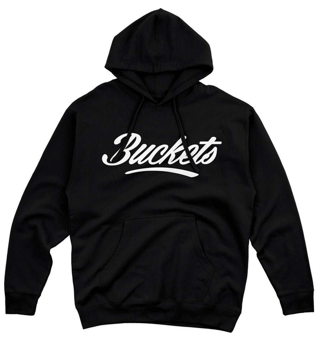 Essential Script Hoodie - Black – Buckets Brand, Inc